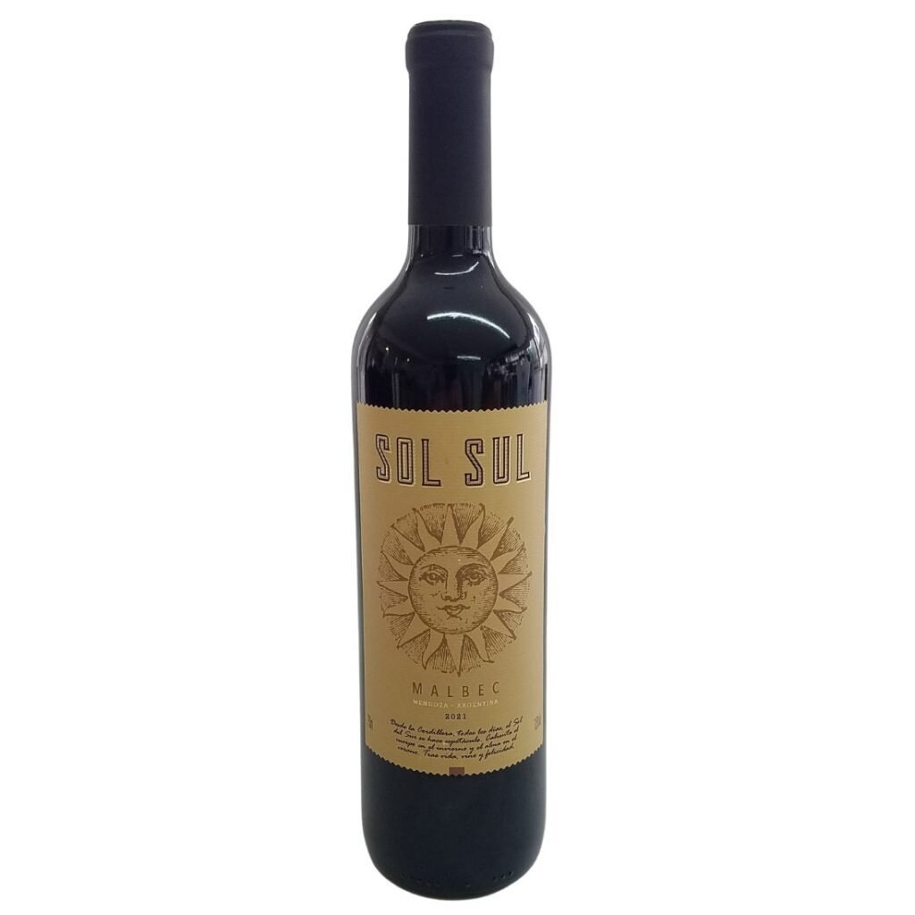 Vinho Tinto Sol Sul Malbec 2021 - Brindisi